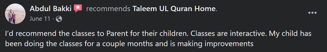 Online Quran Classes for Kids | Taleem ul Quran
